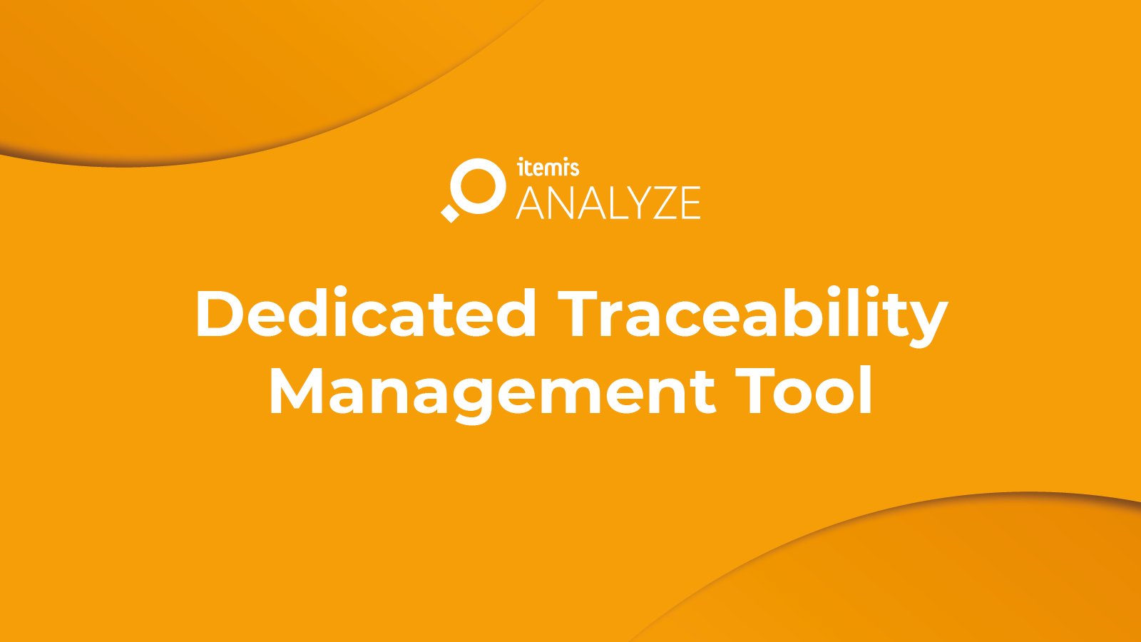 itemis ANALYZE | Dedicated Traceability Management Tool