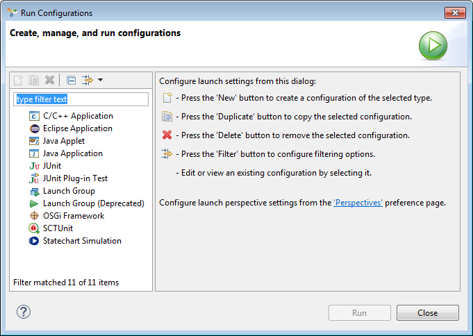 Configuring a simulation